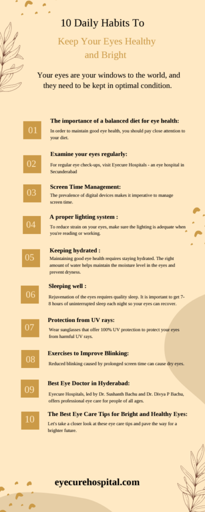 10 Habits for Bright Eyes: Daily Tips for Healthy Vision